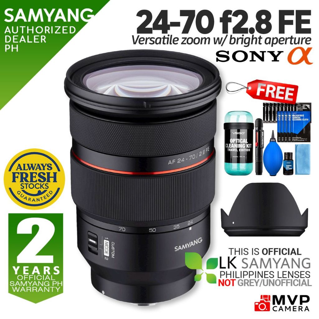 [2YR OFFICIAL] SAMYANG 24-70mm f2.8 Zoom Lens Sony FE Emount AF ...