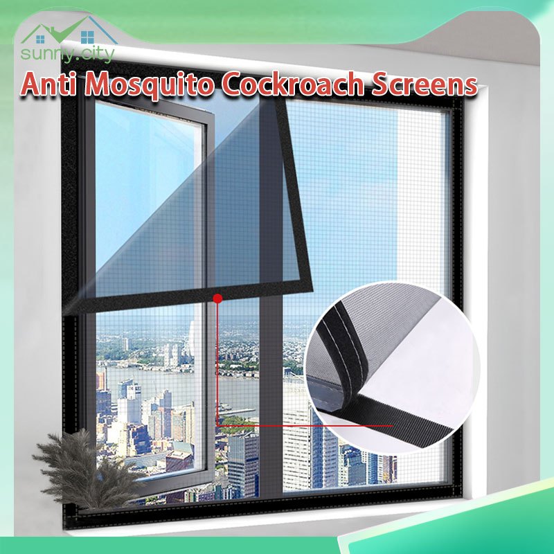 Window Net Anti Mosquito Cockroach Screens Anti for Door Plastic Screen ...
