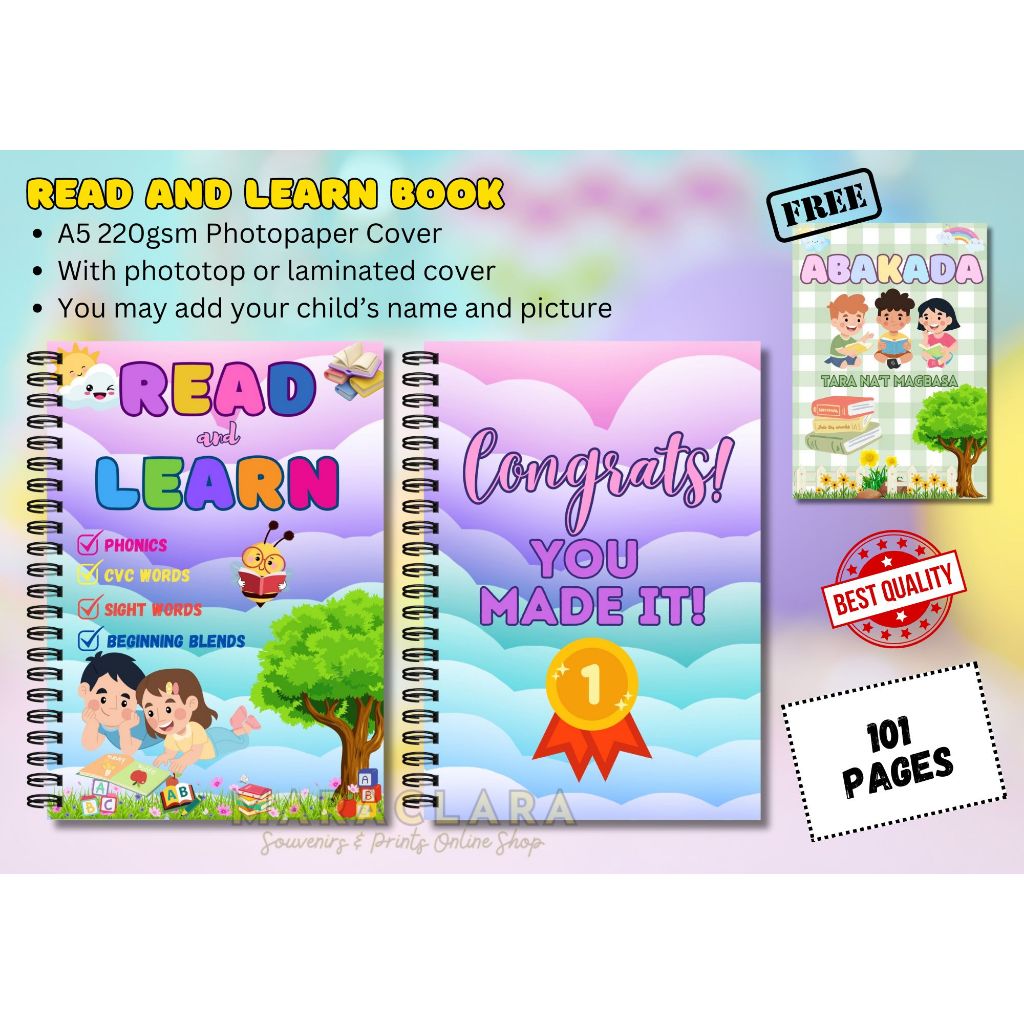 READ AND LEARN for Kids with CVC, Phonics, Sight Words and Beginning ...