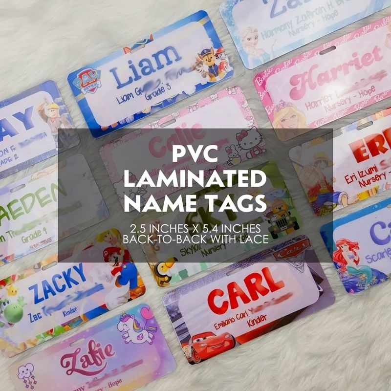 Customized Name Tags / Name Plates thehappycraftsph | Shopee Philippines