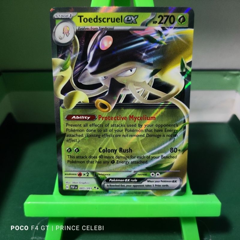 Pokemon TCG - Toedscruel ex | Shopee Philippines