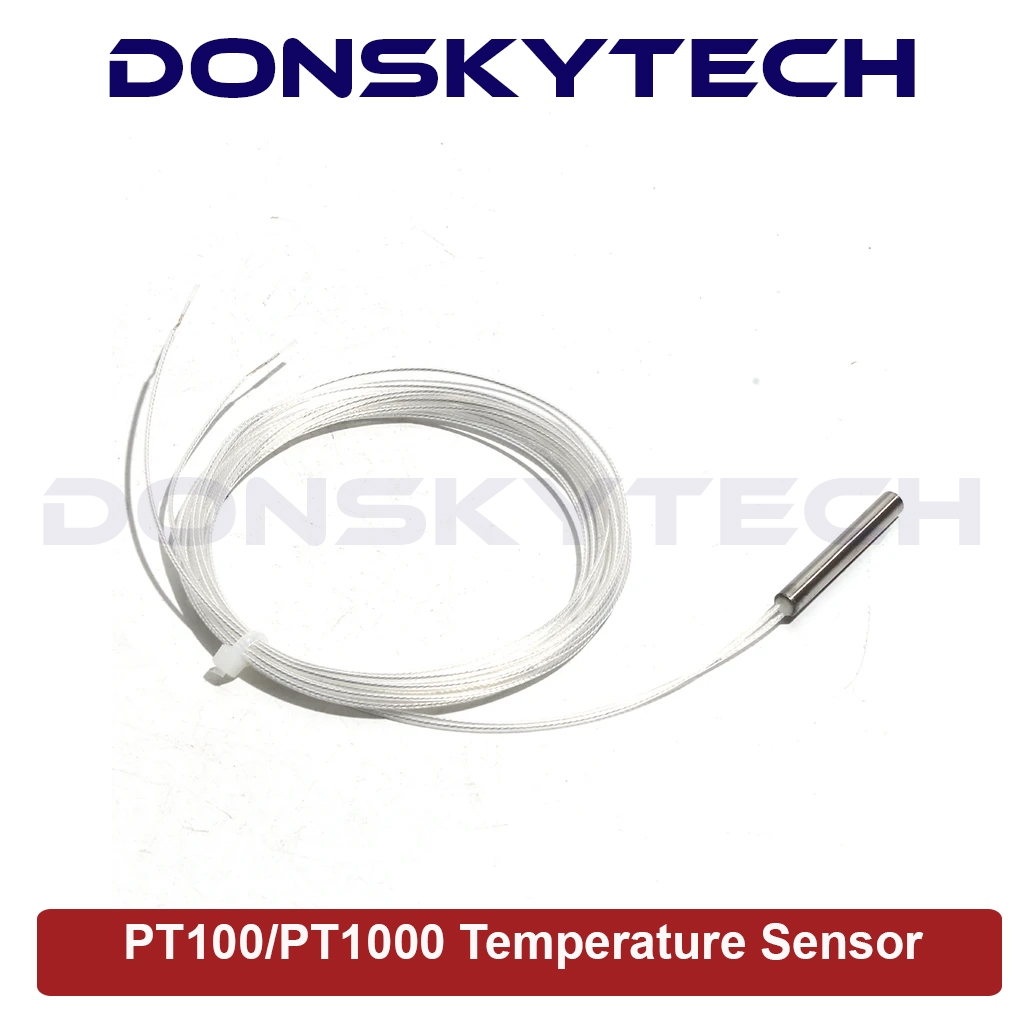 PT100/PT1000 Platinum Thermal Resistance Probe Temperature Sensor 2 ...