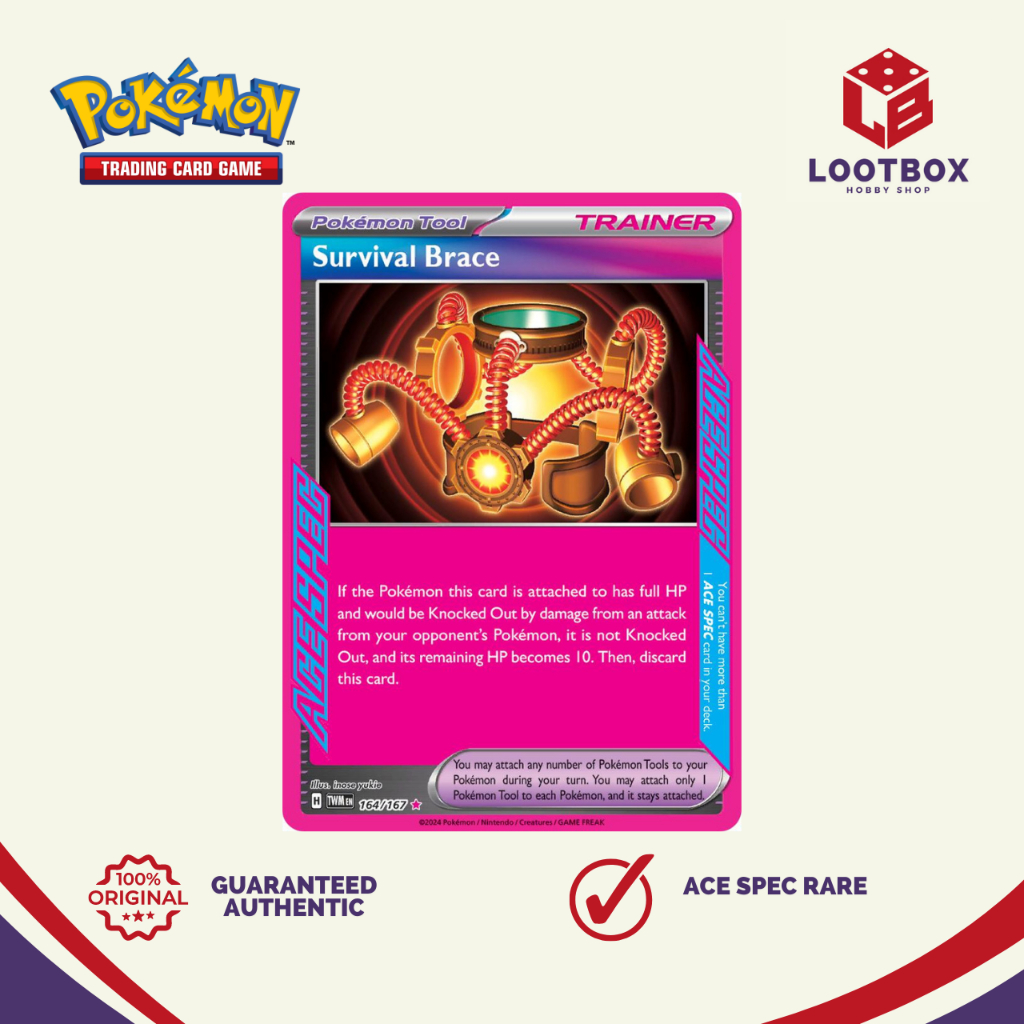 Pokemon Card Game: Survival Brace (Ace Spec Rare) - Twilight Masquerade ...