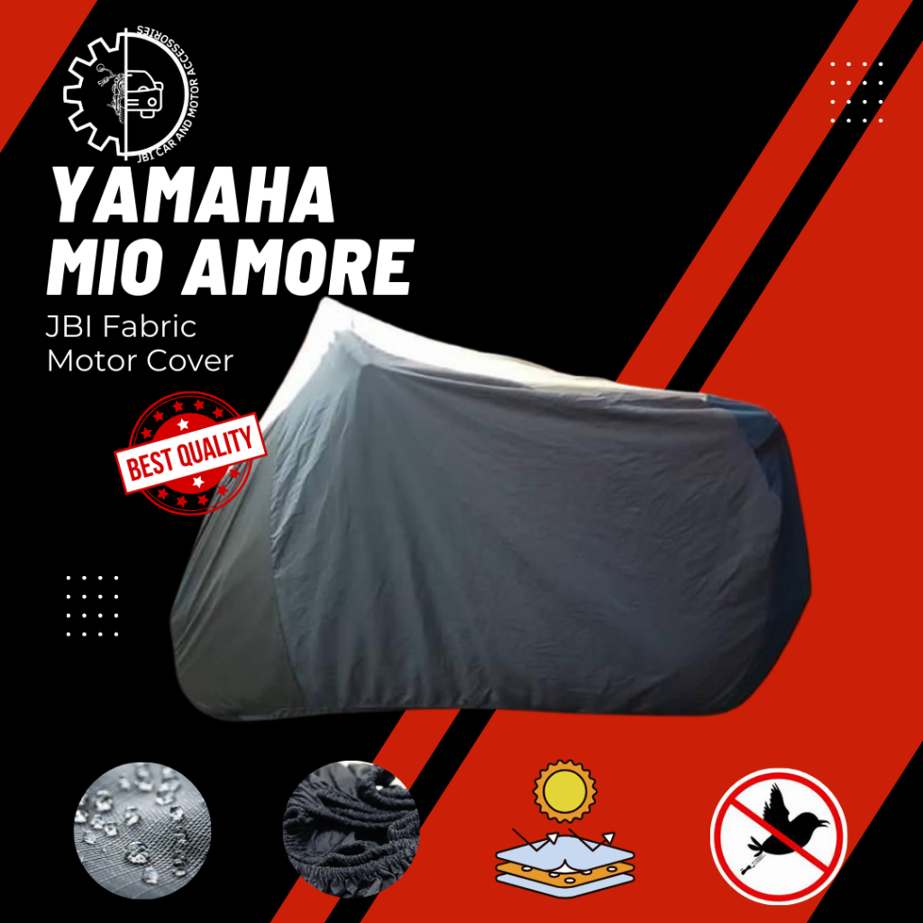 Yamaha Mio Amore Water Repellant Motor Cover with and w/out Top Box ...