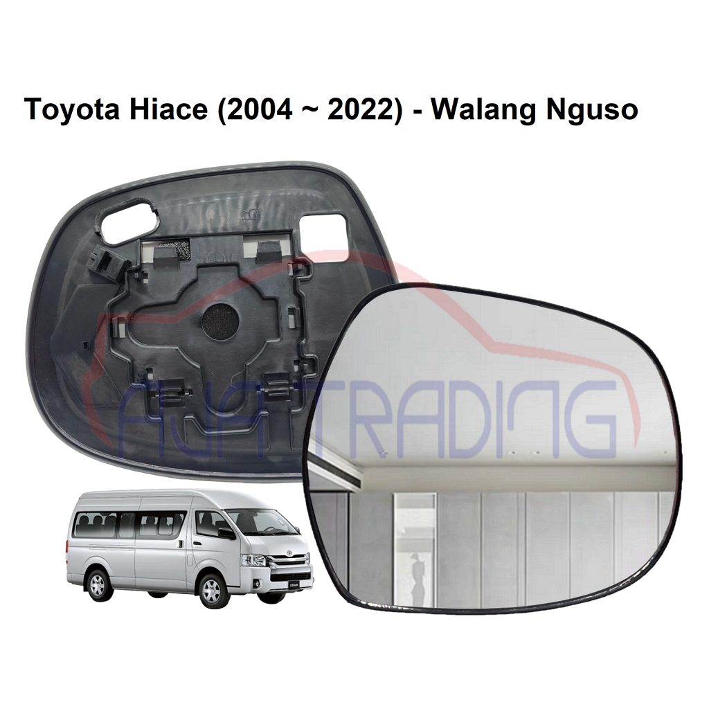 Side Mirror Lens for Toyota Hiace (2004 - 2022) Walang Nguso | Shopee ...