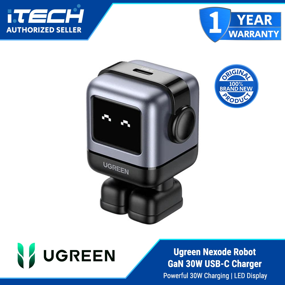 Ugreen Nexode Robot GaN 30W USB-C Charger (CD359) | Shopee Philippines