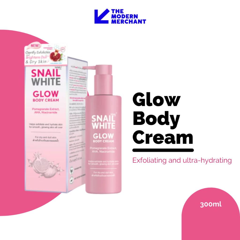 SNAILWHITE Glow Body Cream 300mL | Shopee Philippines