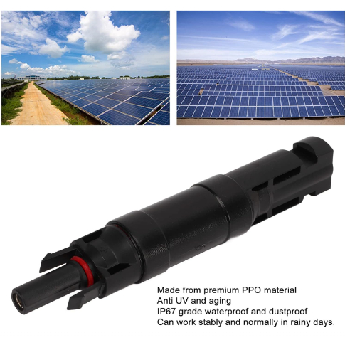 MC4 in-Line Fuse Connector - 1000V Fuse Breaker Connector for Solar ...