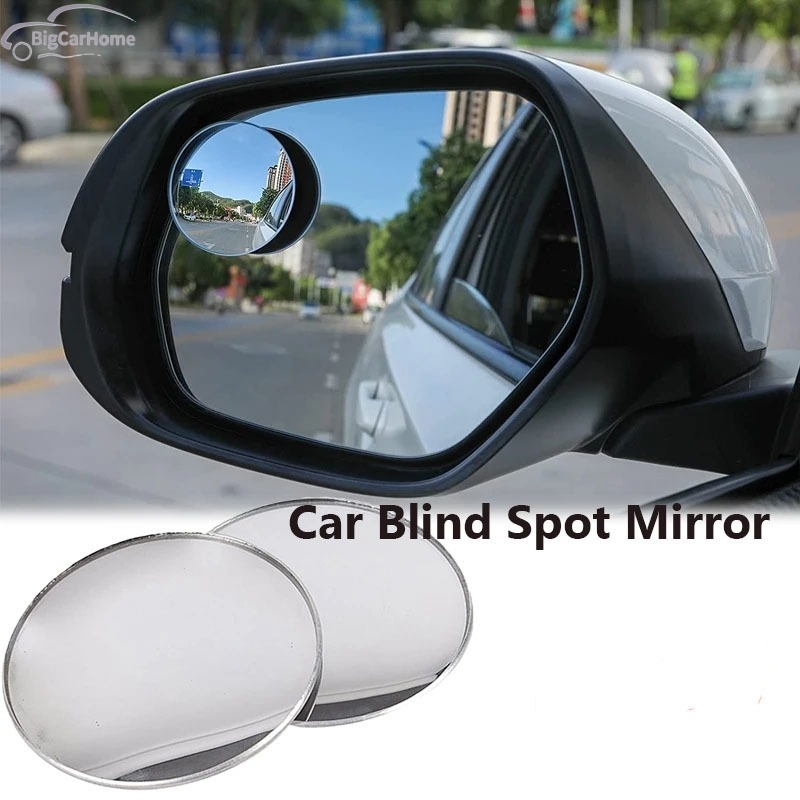 2 PCS Car Rearview Mirror HD Blind Spot Small Round Mirror 360 ...