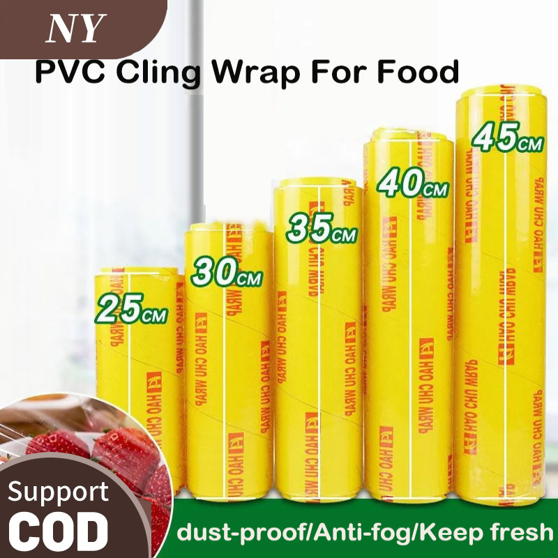 Plastic Food Wrap Food Grade Cling Wrap Food Packaging PVC Foodwrap ...