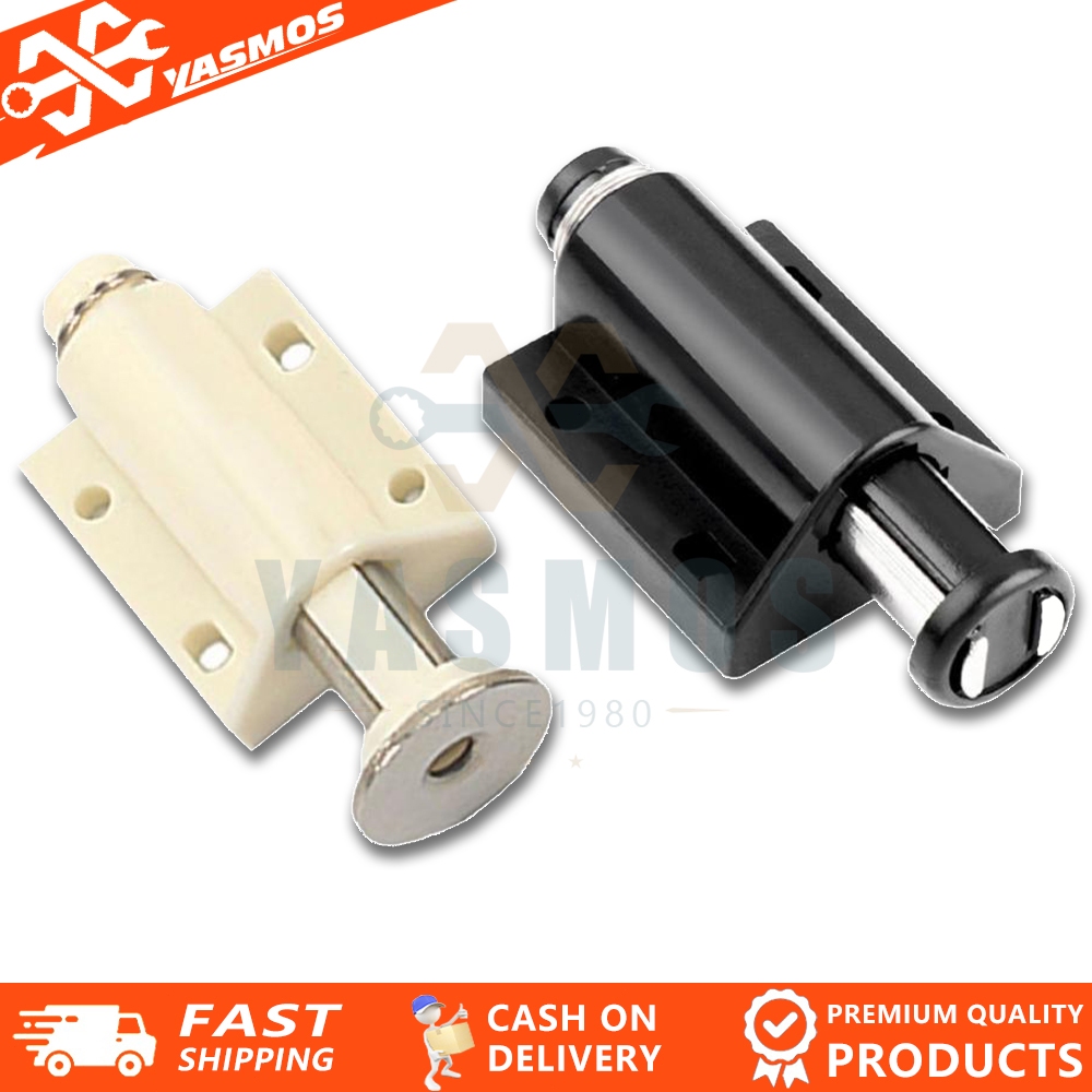 2PCS Single Magnetic Push to Open Touch Catch for Cabinet (WHITE ...