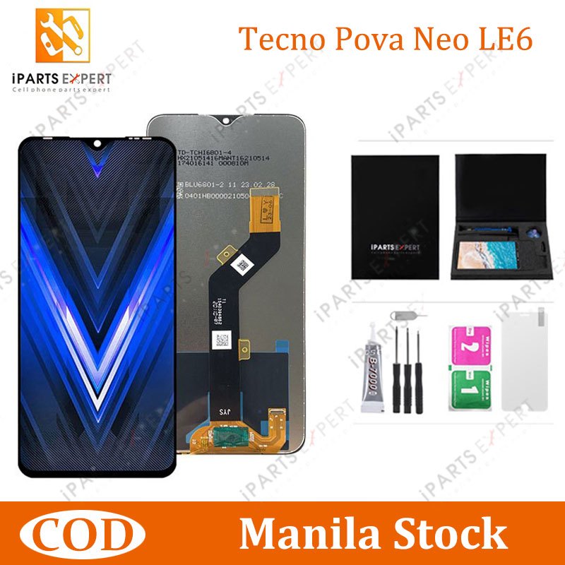 IPARTSEXPERT LCD for Tecno Pova Neo LE6 LCD Display Touch Screen ...