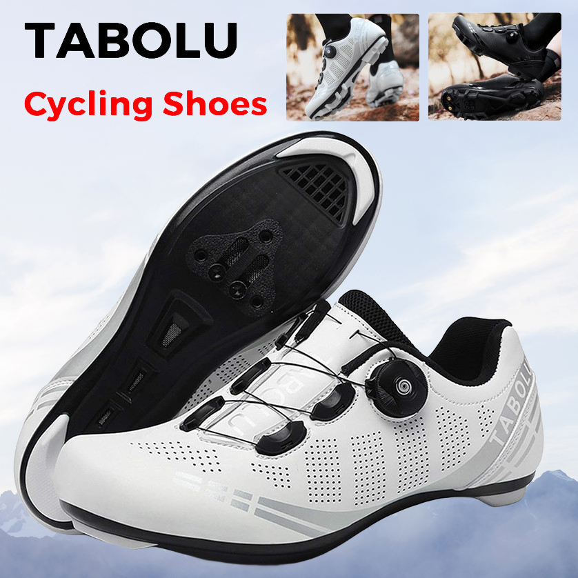 TABOLU MTB/RB Cleats Shoes Men MTB/RB Cycling Shoes Non-slip Mountain ...