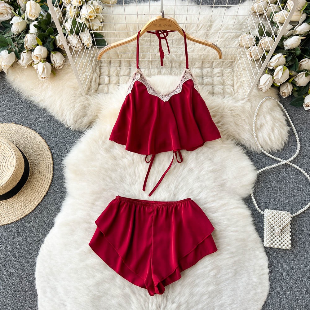 Mafss Red Lingerie Sexy Sleepwear For Sex Women Nighties Sleepwear Lingerie Set Sexy Lingerie