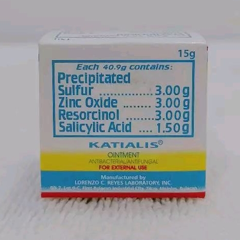 KATIALIS OINTMENT CREAM Antibacterial/Antifungal (15g) | Shopee Philippines
