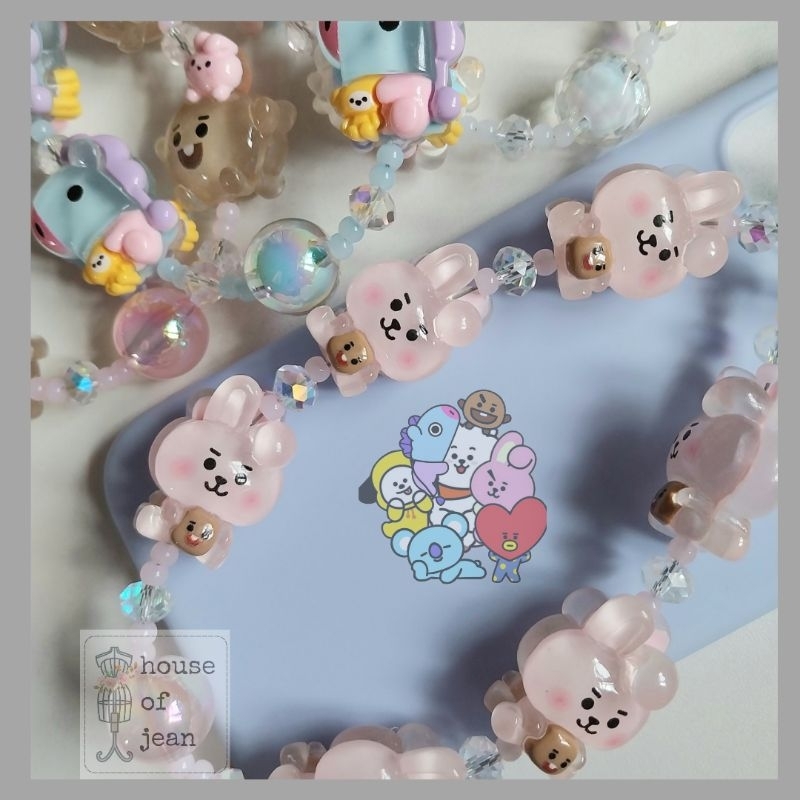 BT21 BTS Mobile Phone Chain Bag Charm Keychain | Shopee Philippines