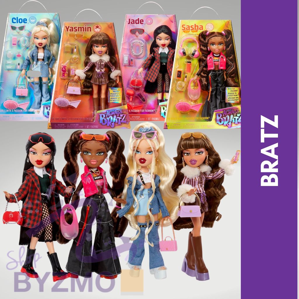 Bratz Alwayz Sasha Jade Chloe Yasmin Fashion Doll with 10 Accessories ...