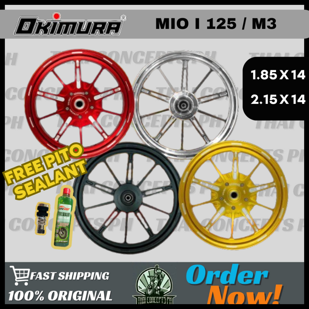 YAMAHA MIO SOUL I 125 / M3 CNC MAGS ( NEW OKIMURA ) | Shopee Philippines