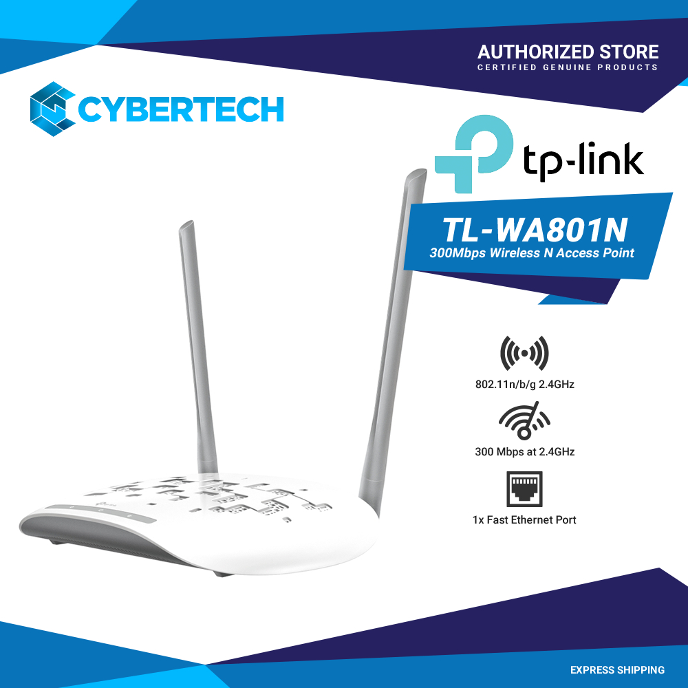 Tp-Link TL-WA801N 300mbps Wireless N Access Point | Shopee Philippines