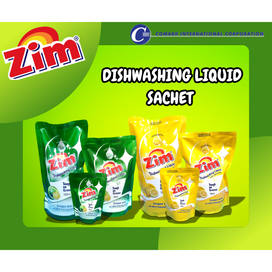 Zim Dishwashing Liquid - Refill and Sachet | Shopee Philippines
