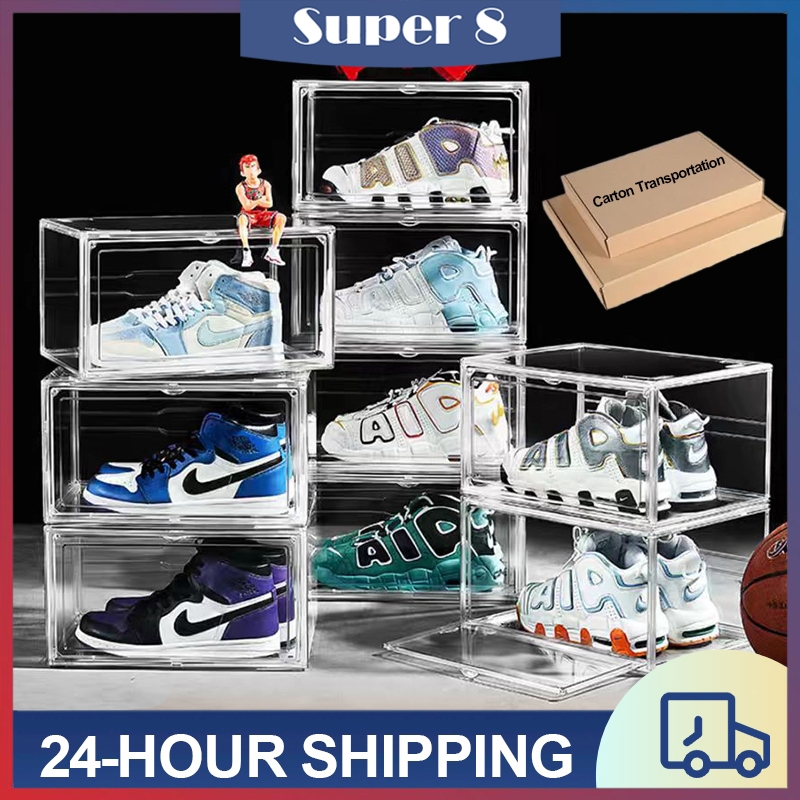 Acrylic shoes rack clear shoe box storage cabinet shoe rack organizer ...