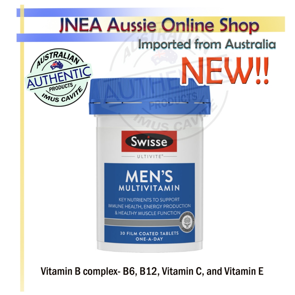 Swisse Men’s Multivitamin Tablets 30 tablets | Shopee Philippines