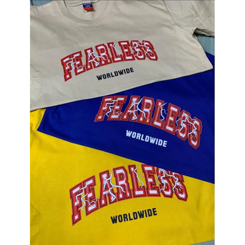 TeeSpot FEARLESS WORLDWIDE Cotton Shirt Quality Round Neck Unisex ...