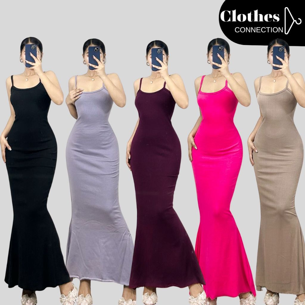 Jasmine Mermaid Tail Dress for Women - Long Fitted Stretchable and for ...