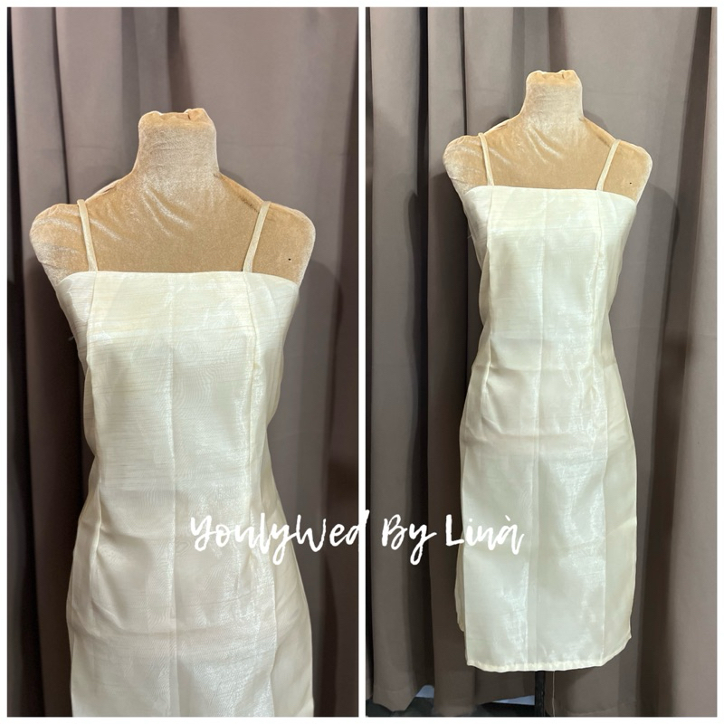 Pinya Organza Inner Dress For Bolero And Alampay | Shopee Philippines