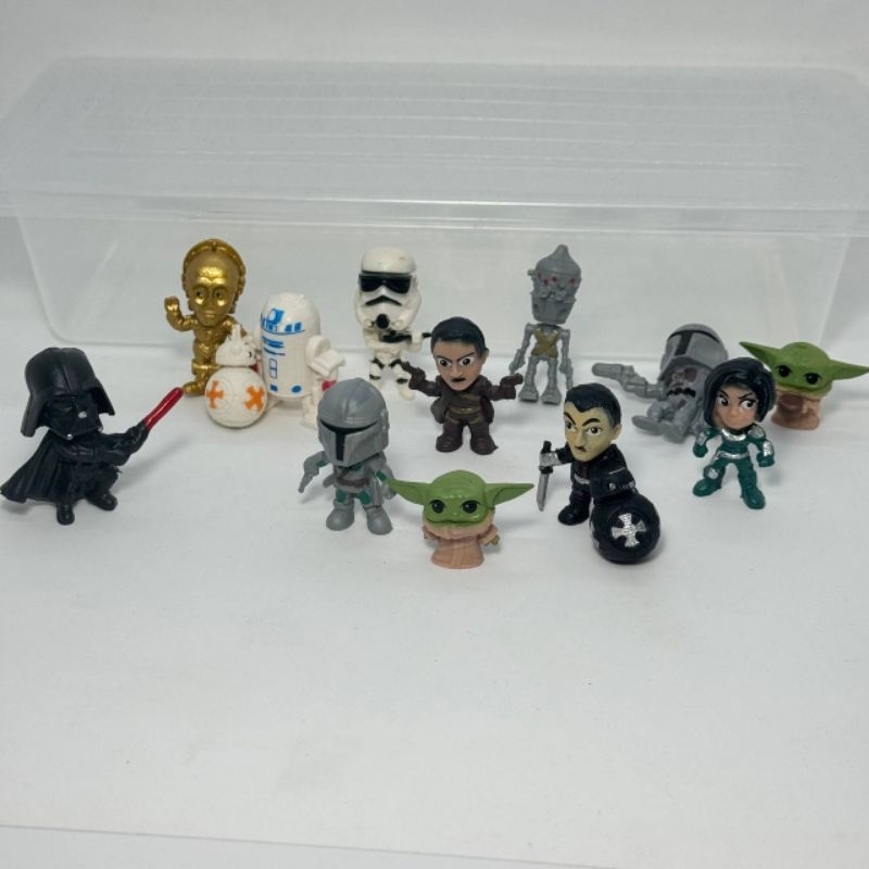 Star Wars Figurines (Set of 14) Lucasfilm Disney Figurines Mandalorian ...
