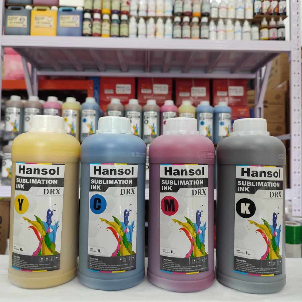 DRX Hansol Sublimation Ink 1L (Cyan/Magenta/Yellow/Black/Light Magenta ...