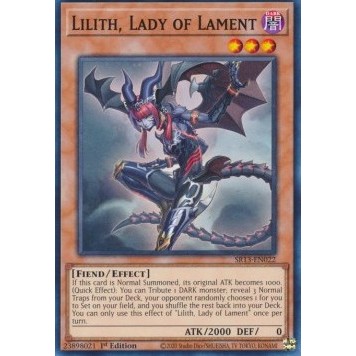 LILITH LADY OF LAMENT OF DARK WORLD KONAMI YUGIOH CARD 1 ONE PIECE TCG ...