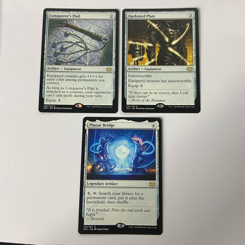 CONQUEROR’S FLAIL DARKSTEEL PLATE PLANAR BRIDGE | 2X2 DOUBLE MASTERS ...