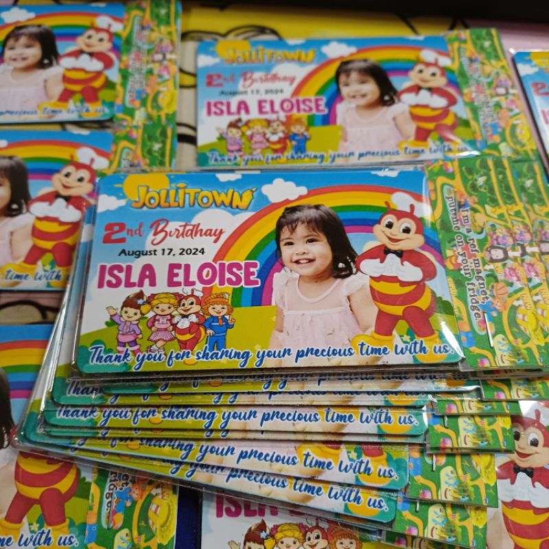 Jollitown Theme Party Refmagnet Souvenir | Shopee Philippines