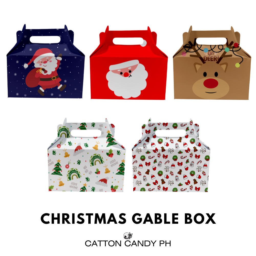 Christmas Gable | Donut | Munchkin | Gift Favor Party Loot Box | Shopee ...