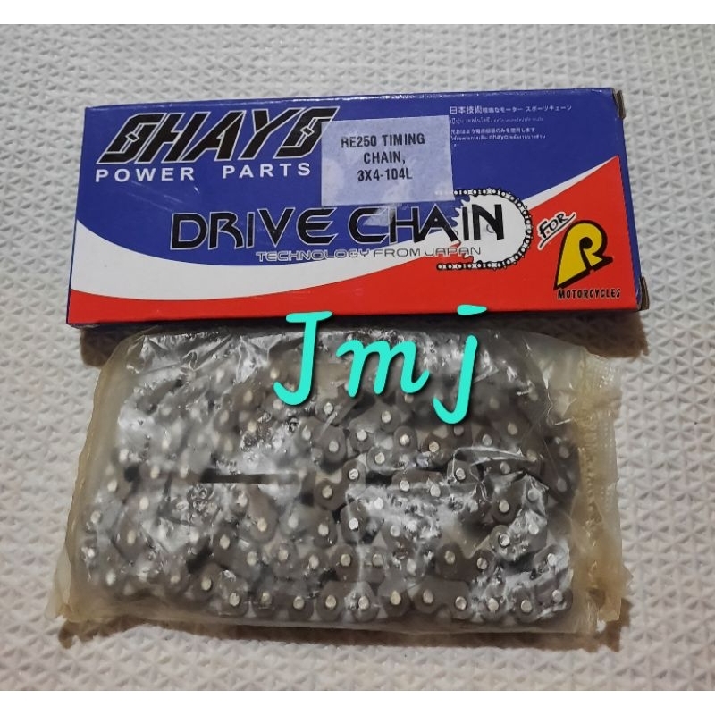 RUSI CLASSIC 250 & SIGMA 250 TIMING CHAIN (3*4-104L) | Shopee Philippines