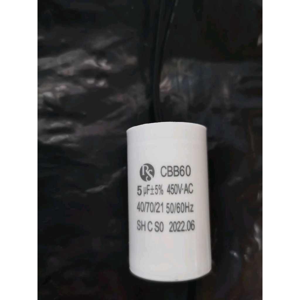 RS Brand 5 UF CAPACITOR 450V FOR WASHING MACHINE | Shopee Philippines