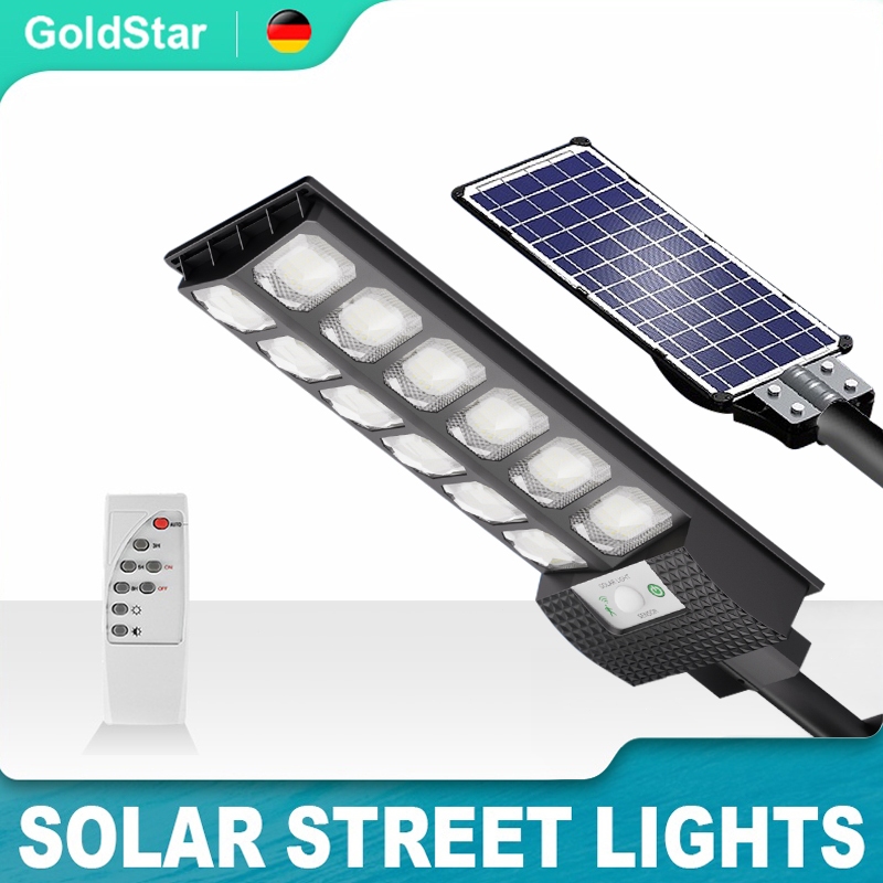 Gold Star LED Solar Light Outdoor Waterproof Solar Integrated Street ...