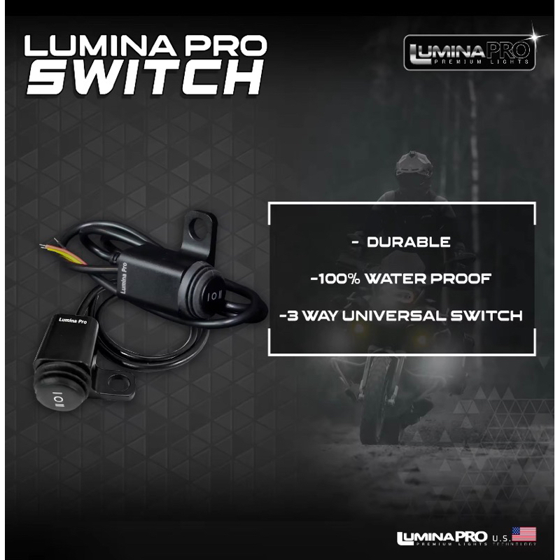 LUMINA PRO SWITCH WATERPROOF HD 3 WAY SWITCH | Shopee Philippines