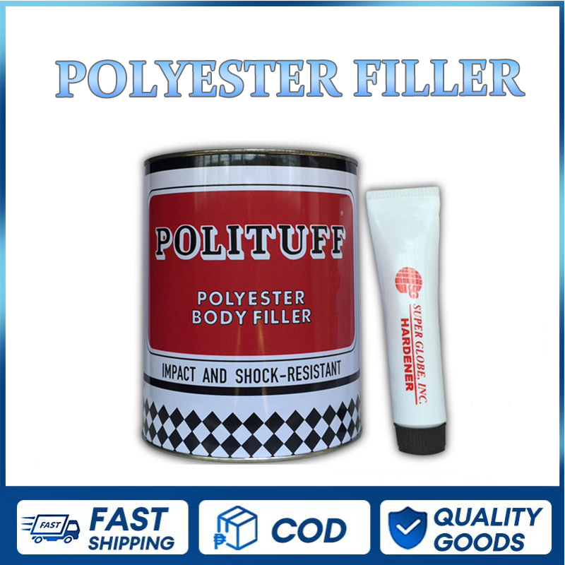 100% Original Polituff Polyester Body Filler With Hardener 1L Shock ...