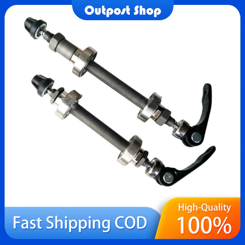 Quick Release Front Back Axle Hollow Hub Shaft Lever Mountain Bike ...