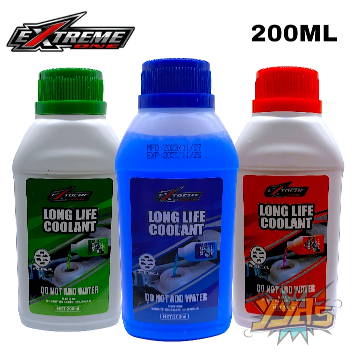 EXTREME ONE LONG LIFE COOLANT 200ML MADE FOR ALL VEHICLES | Shopee ...