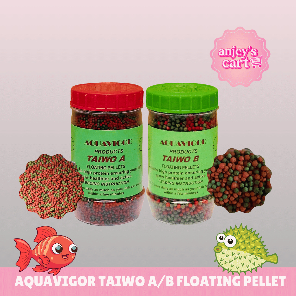 Aquavigor Taiwo A / Taiwo B Floating Pellets 100grams Fish Food ...