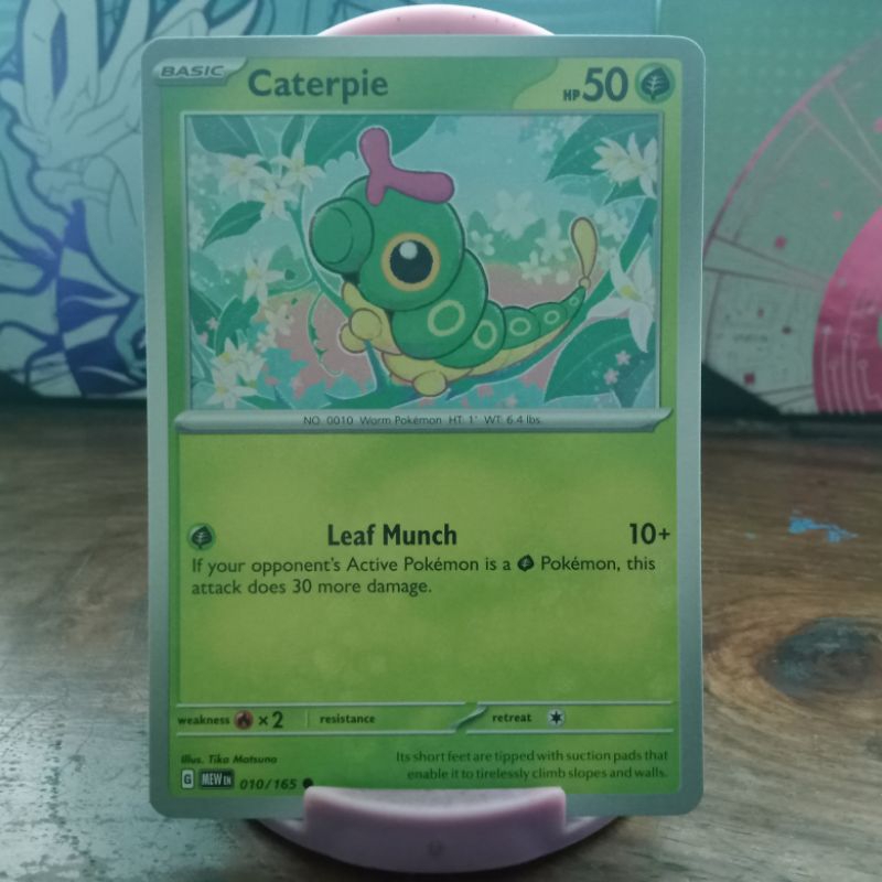 Caterpie - 10/165 - Common Scarlet and Violet 151 Pokemon TCG | Shopee ...