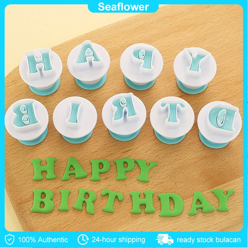 26Pcs Alphabet 10Pcs Number Letter Stamp Molder For Cake Cookie Fondant ...
