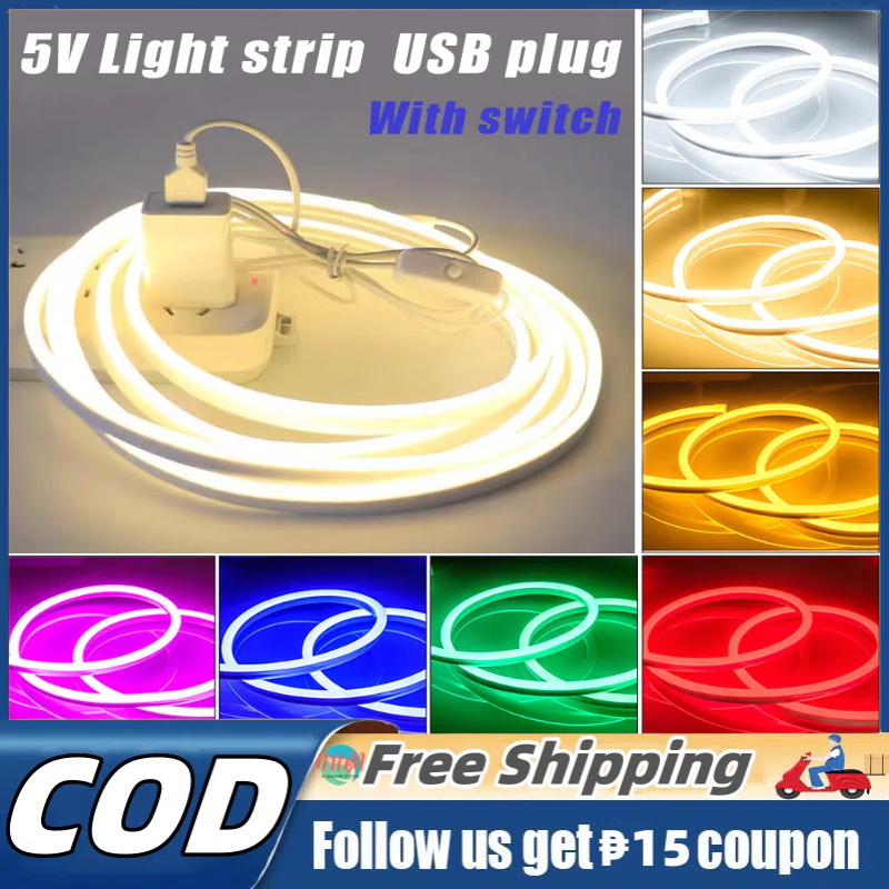 【COD】 LED Strip Light 220V Lights With TV Back Light Flexible Lights ...