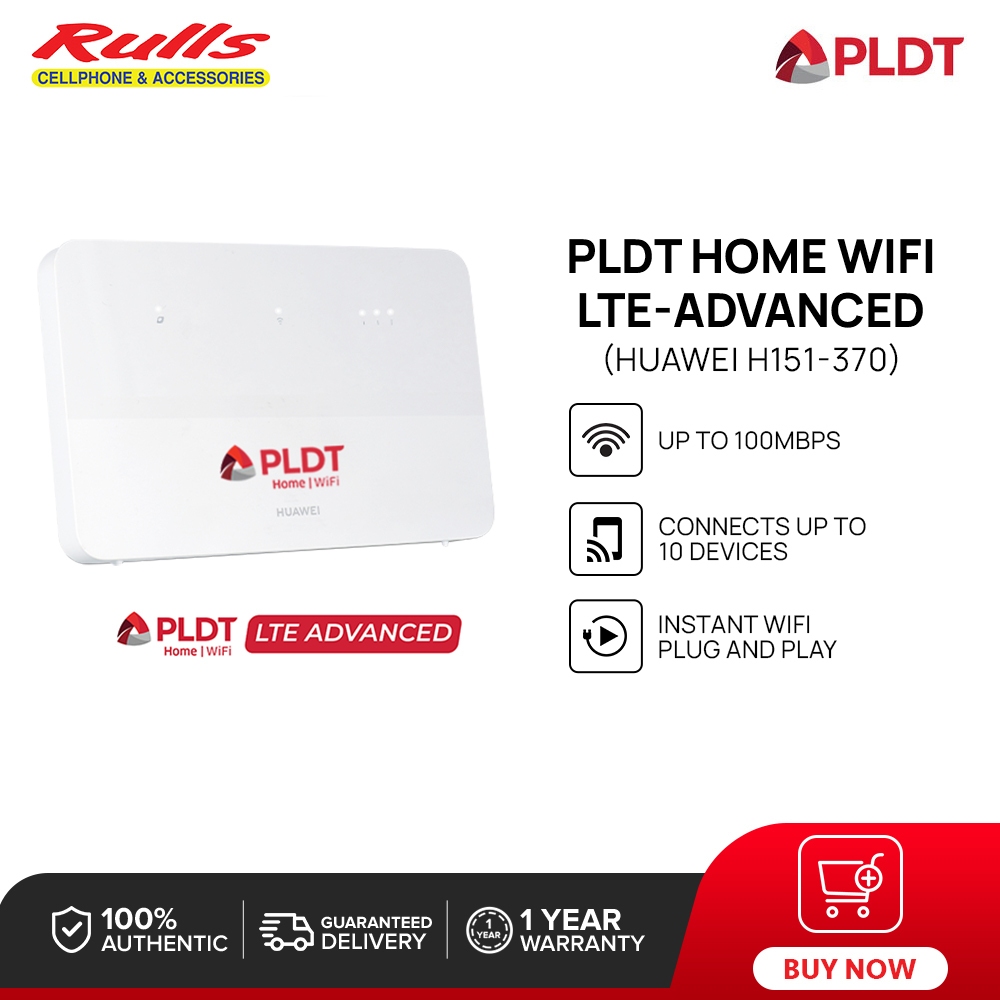 PLDT Home Wifi LTE-Advanced Prepaid (HUAWEI H151-370) | Shopee Philippines