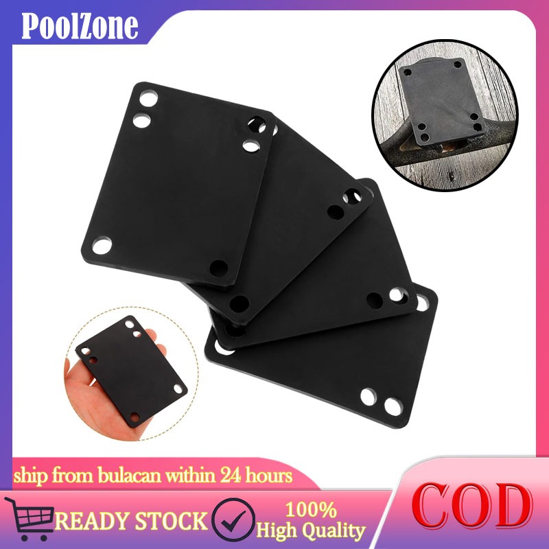 Rubber Skateboard Riser Shock Pad 3mm PU Skateboard Longboard ...