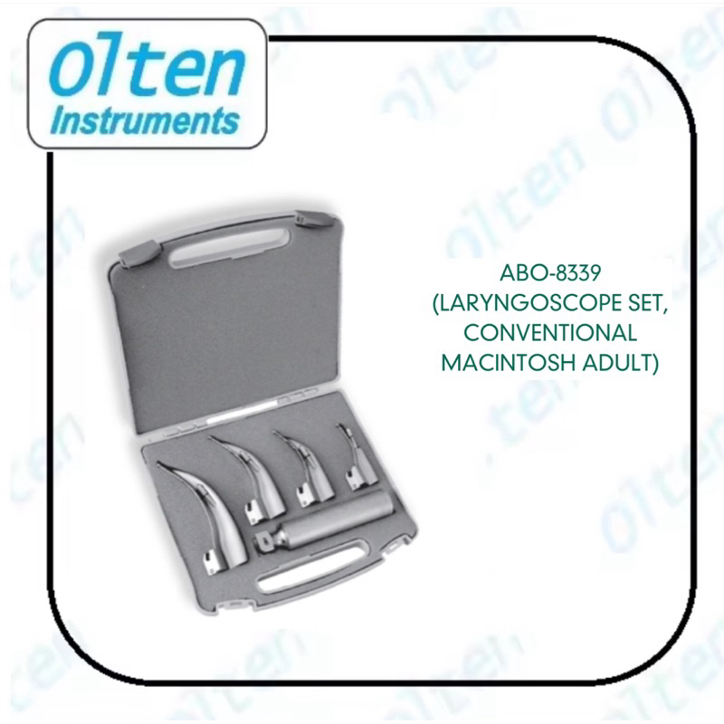 ENT DIAGNOSTIC SET (Macintosh) ADULT/PEDIA LARYNGOSCOPE SET with ...