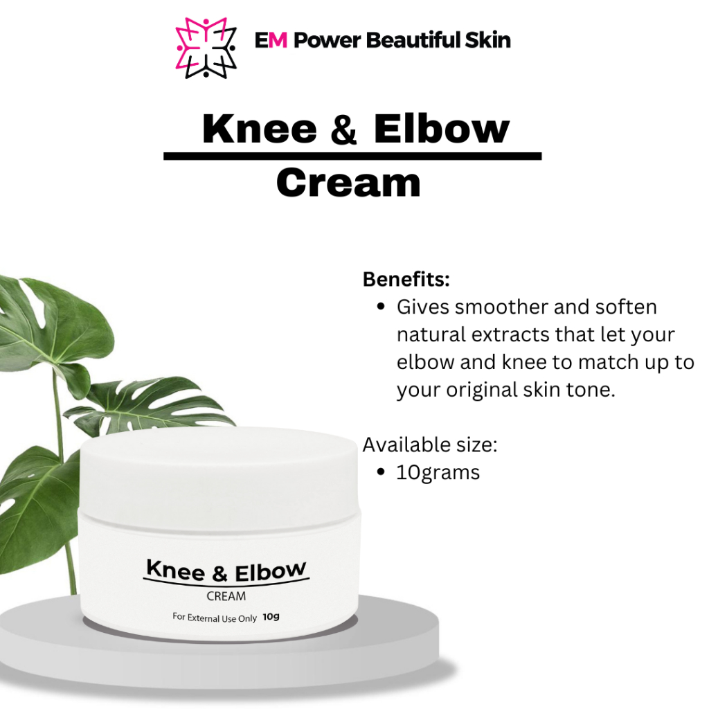 EM Power Beautiful Skin Knee & Elbow Cream let your elbow knee to match ...